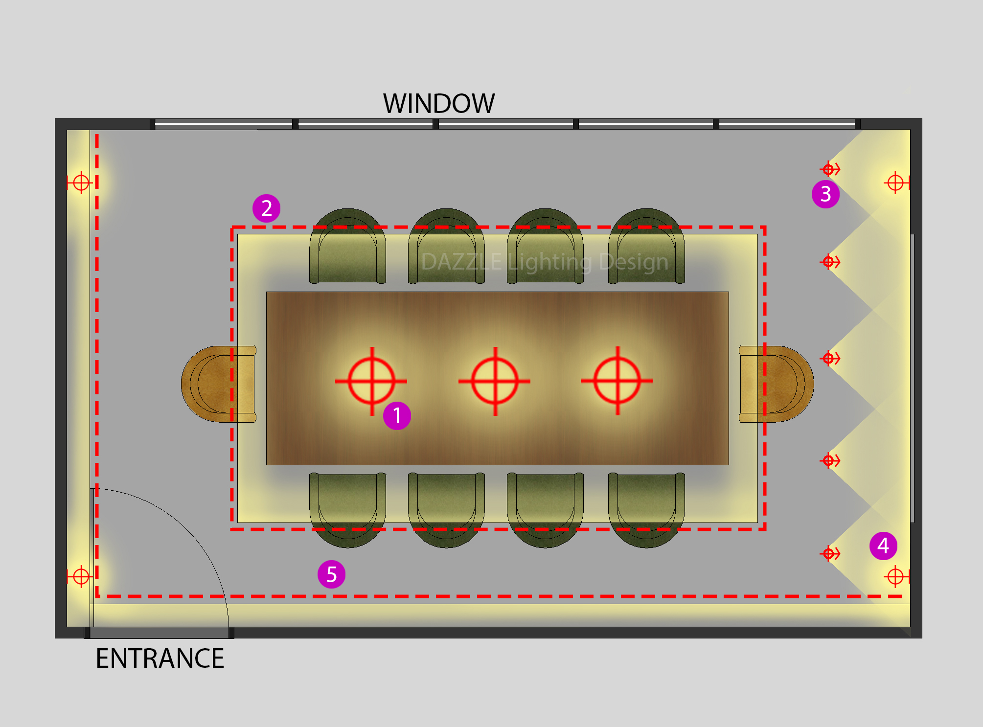 Simple Ideas for Meeting Room Lighting Design | Dazzle
